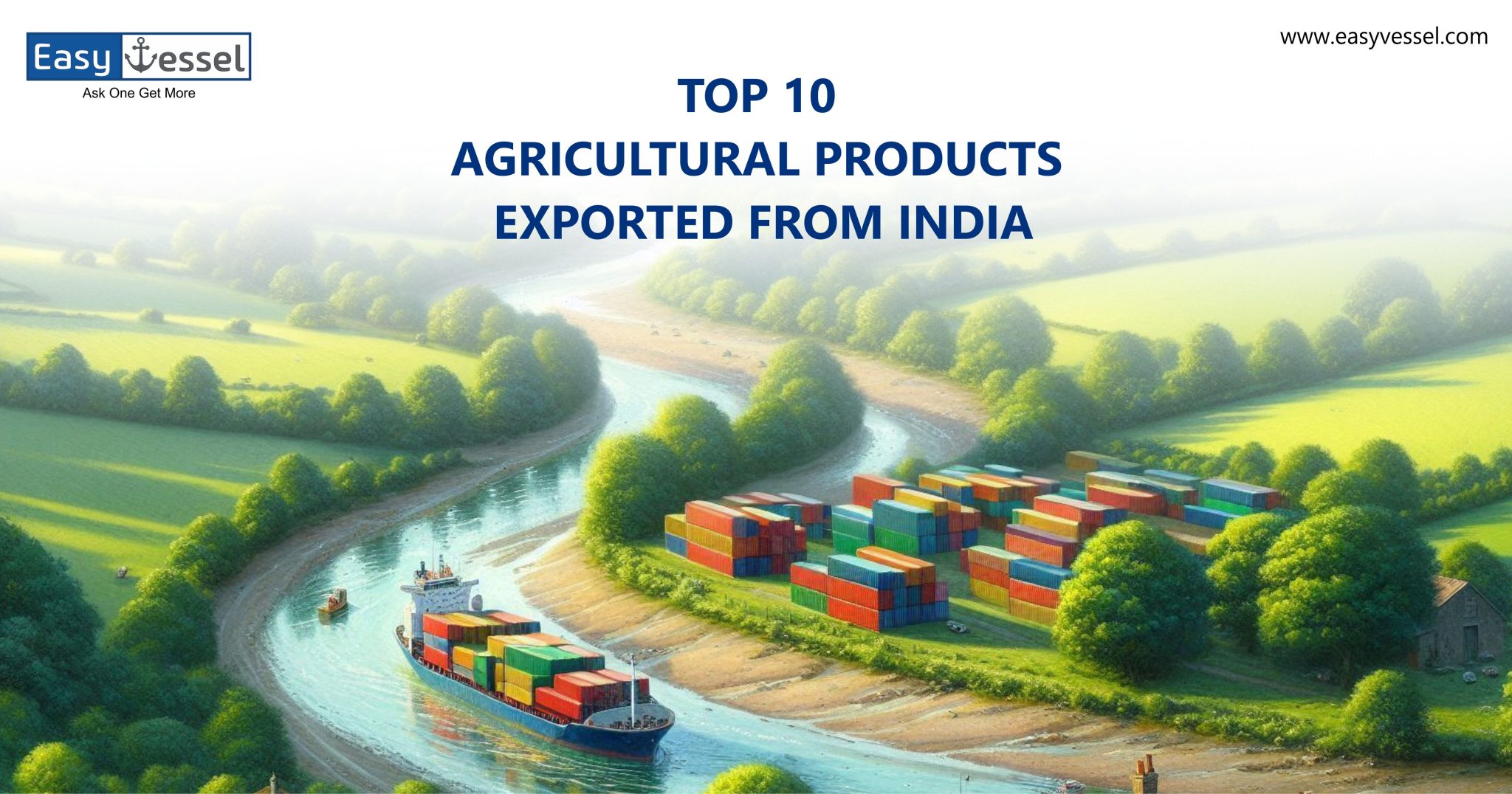 Top 10 Agricultural Products Exported from India - Easyvessel