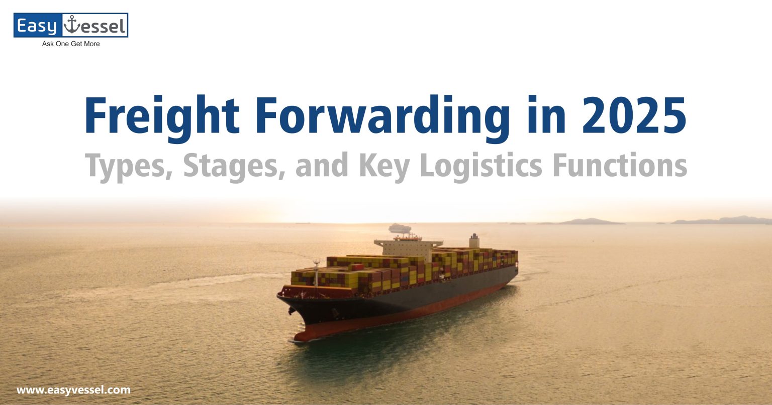 Freight Forwarding in 2025: Types, Stages, Key Logistics Functions